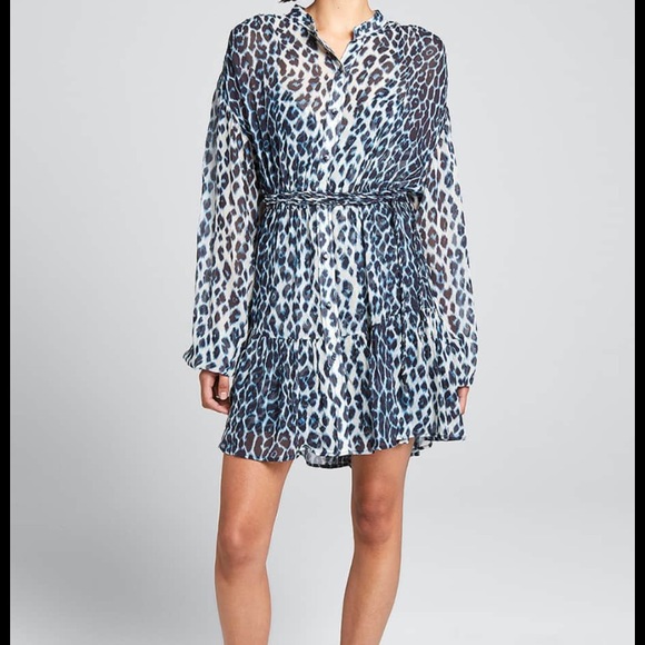 A.L.C. | Dresses | Alc Jen Silk Animal Print Dress | Poshmark